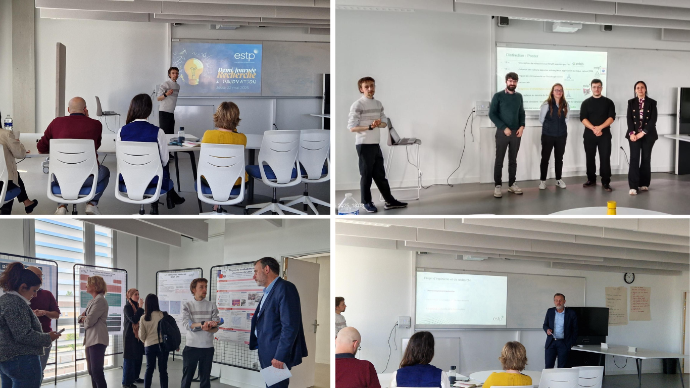 Demi-journée innovation & recherche ESTP 2025 | ESTP